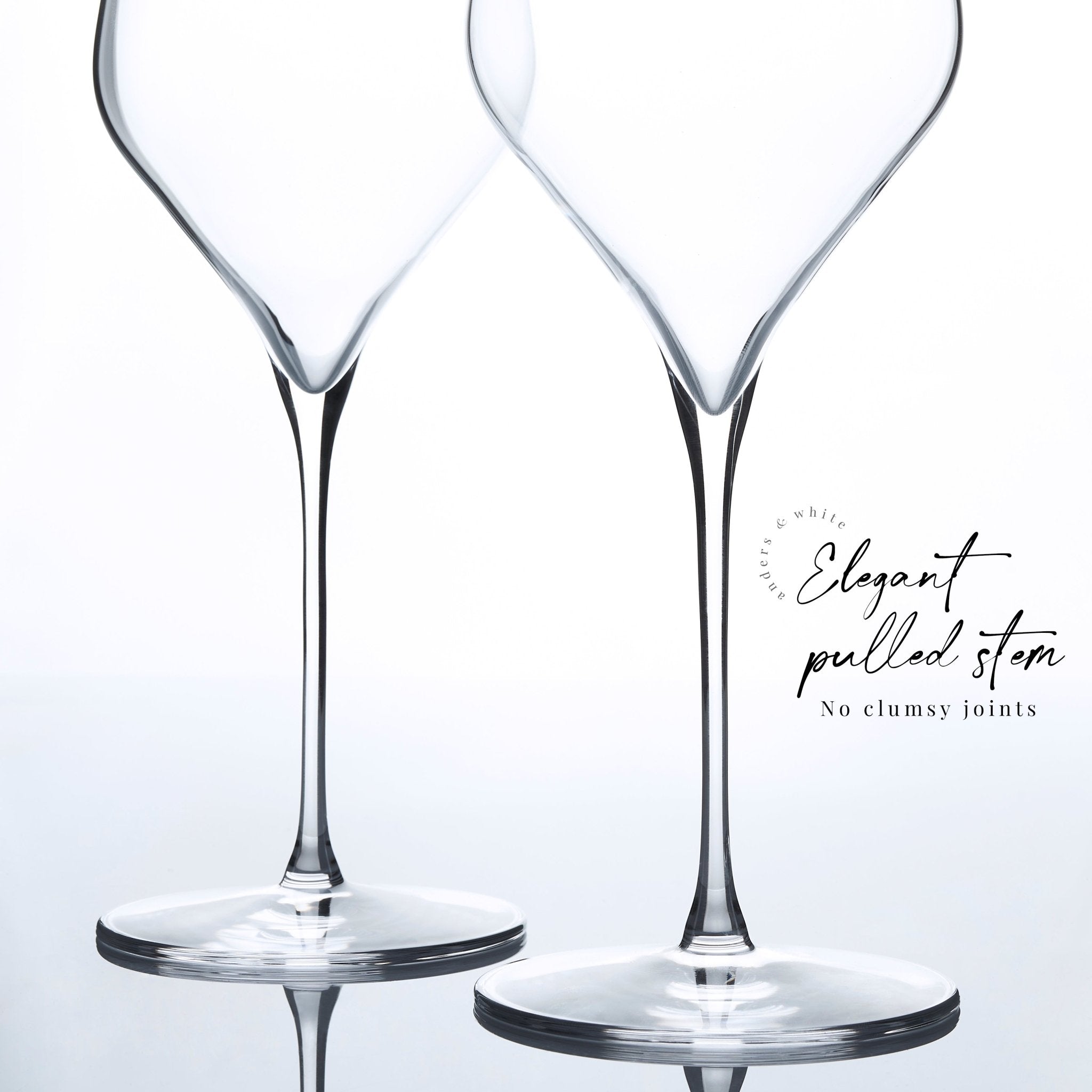 DUKE Wine Glasses. Set of 4 Glasses. (520ml / 17.6oz) – Anders & White